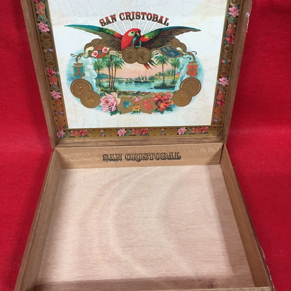 Other | Large Empty Wooden Cigar Box | Poshmark